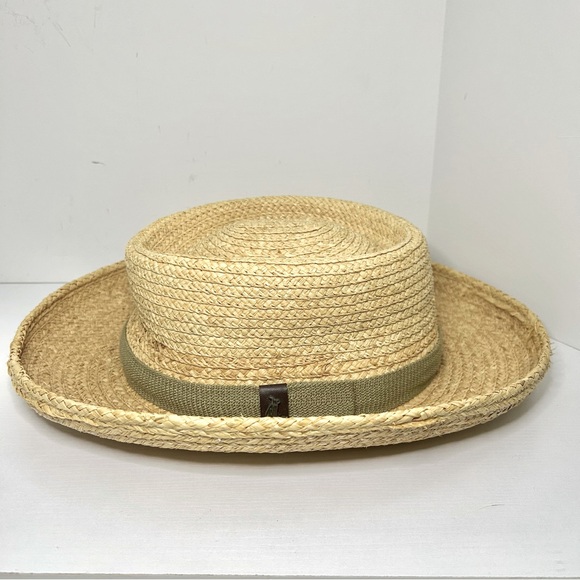 Scala | Accessories | Scala Golf Beach Wide Brim Mens Tan Straw Hat ...